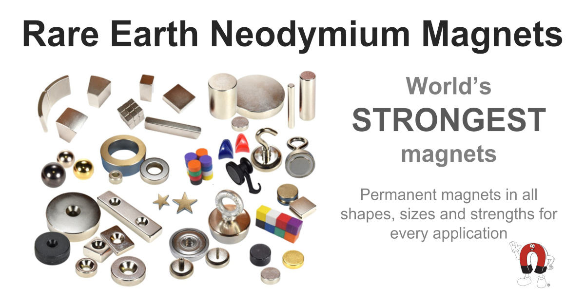 Strong Rare Earth Neodymium Magnets for Sale | K&J Magnetics