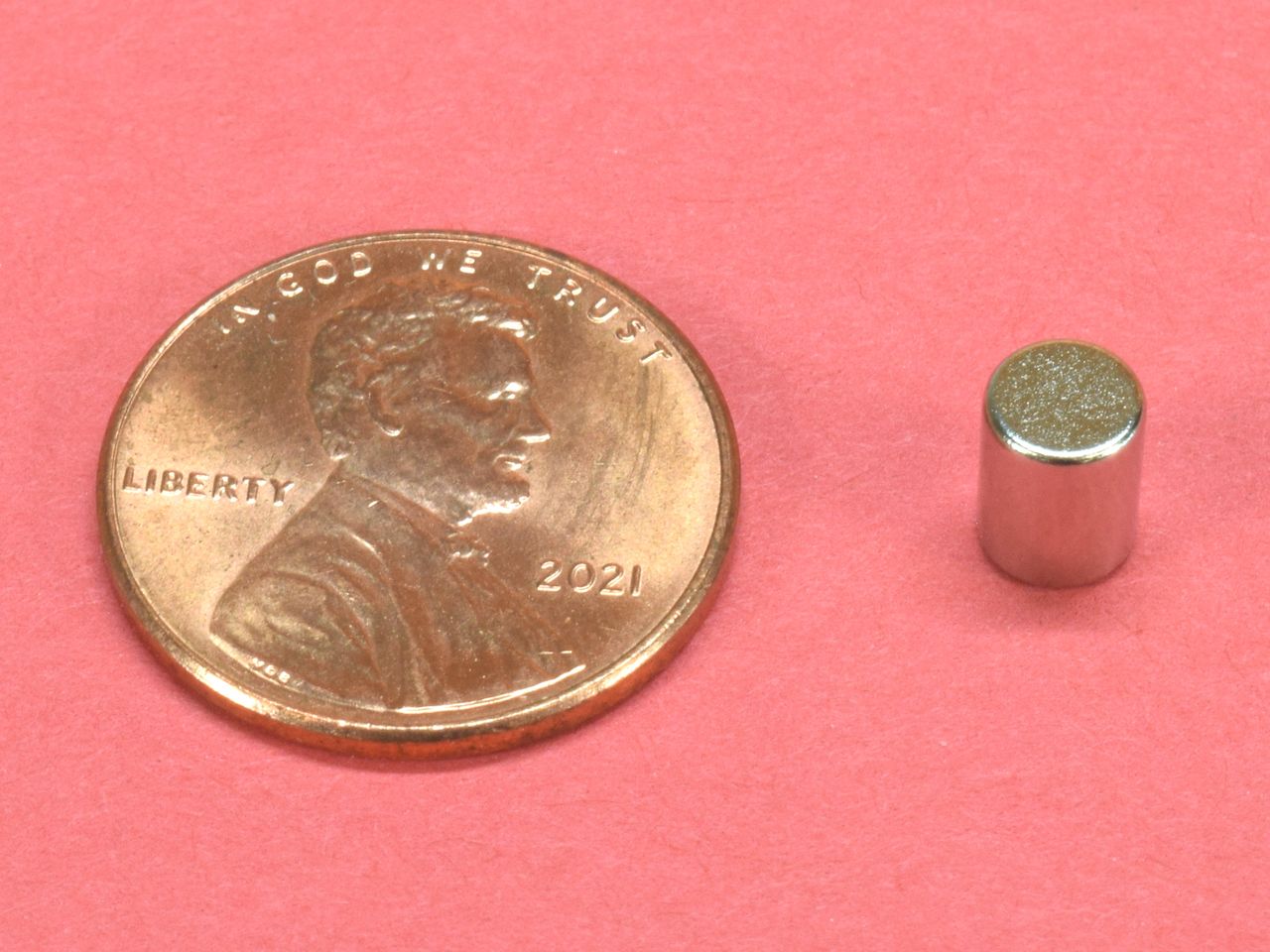 3/16 x 1/4 Inch Neodymium Rare Earth High Temp Cylinder/Rod Magnet ...