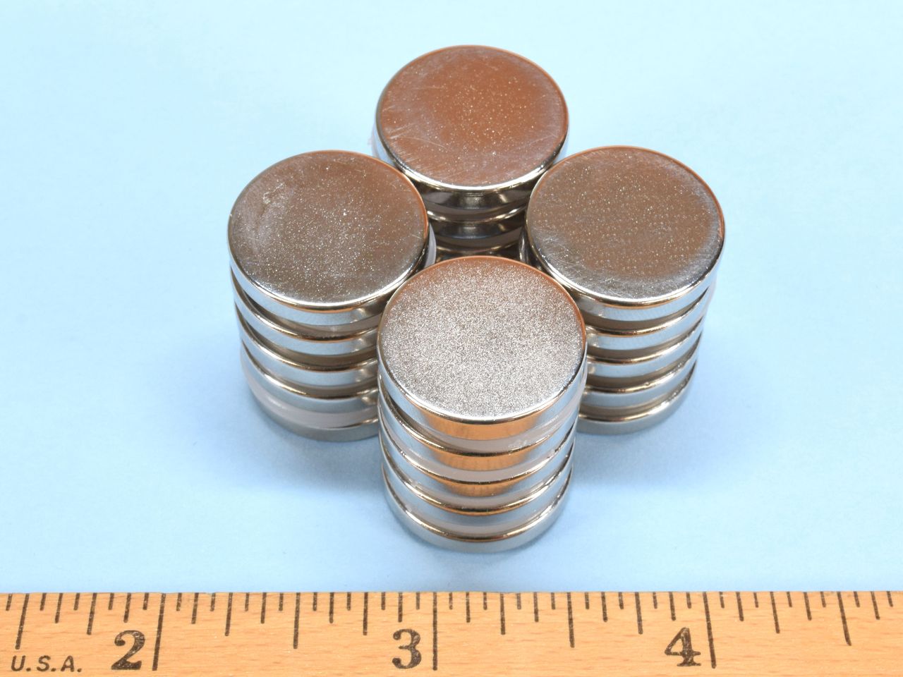 3/4 x 1/8 Inch Neodymium Rare Earth Disc Magnet N52SH dc2-n52sh | K&J ...