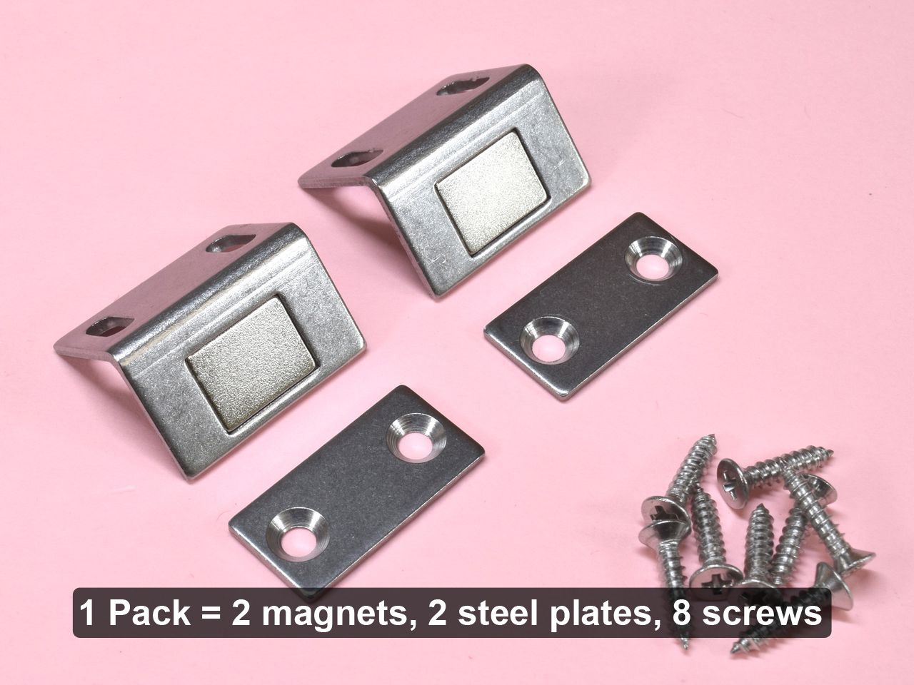 1 x 1/2 x 0.16 Inch Neodymium Rare Earth Magnetic Cabinet Door Latch ...