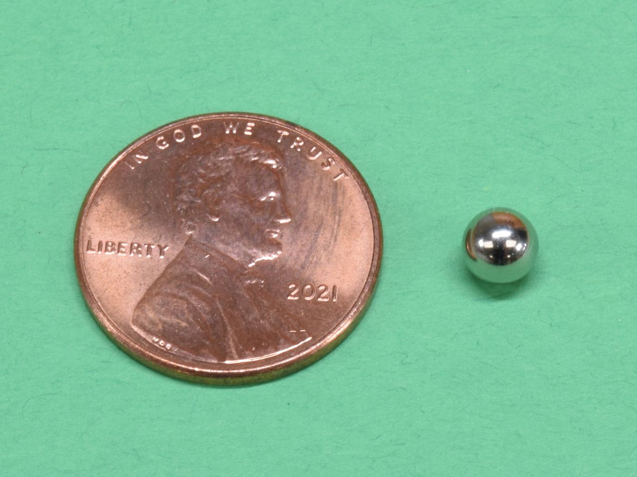 3/16 Inch Nickel Plated Steel Ball nsb3 | K&J Magnetics