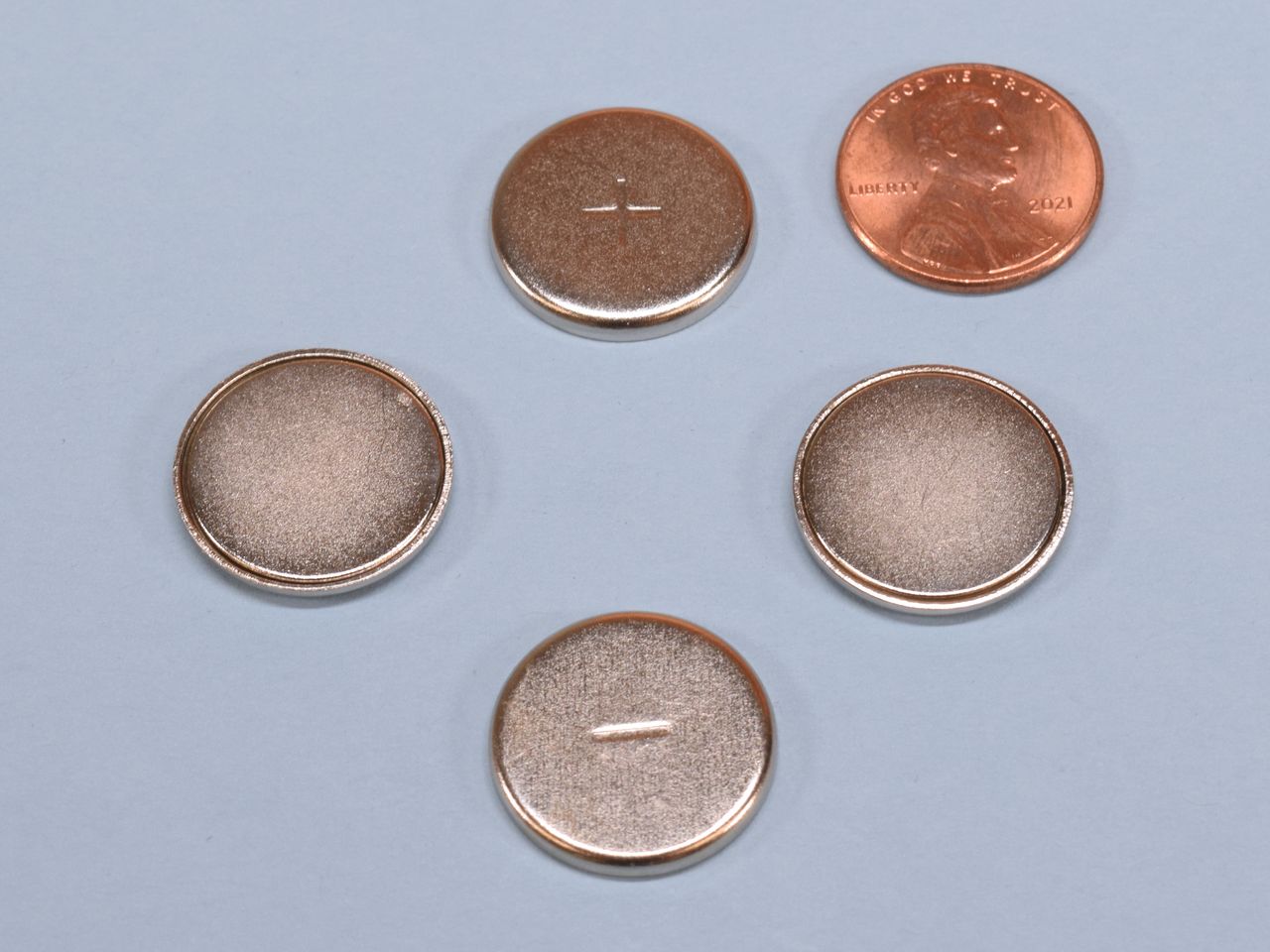 3/4 x 0.075 Inch Neodymium Rare Earth Sewing Magnets N38 (1 Pair) sw-m ...