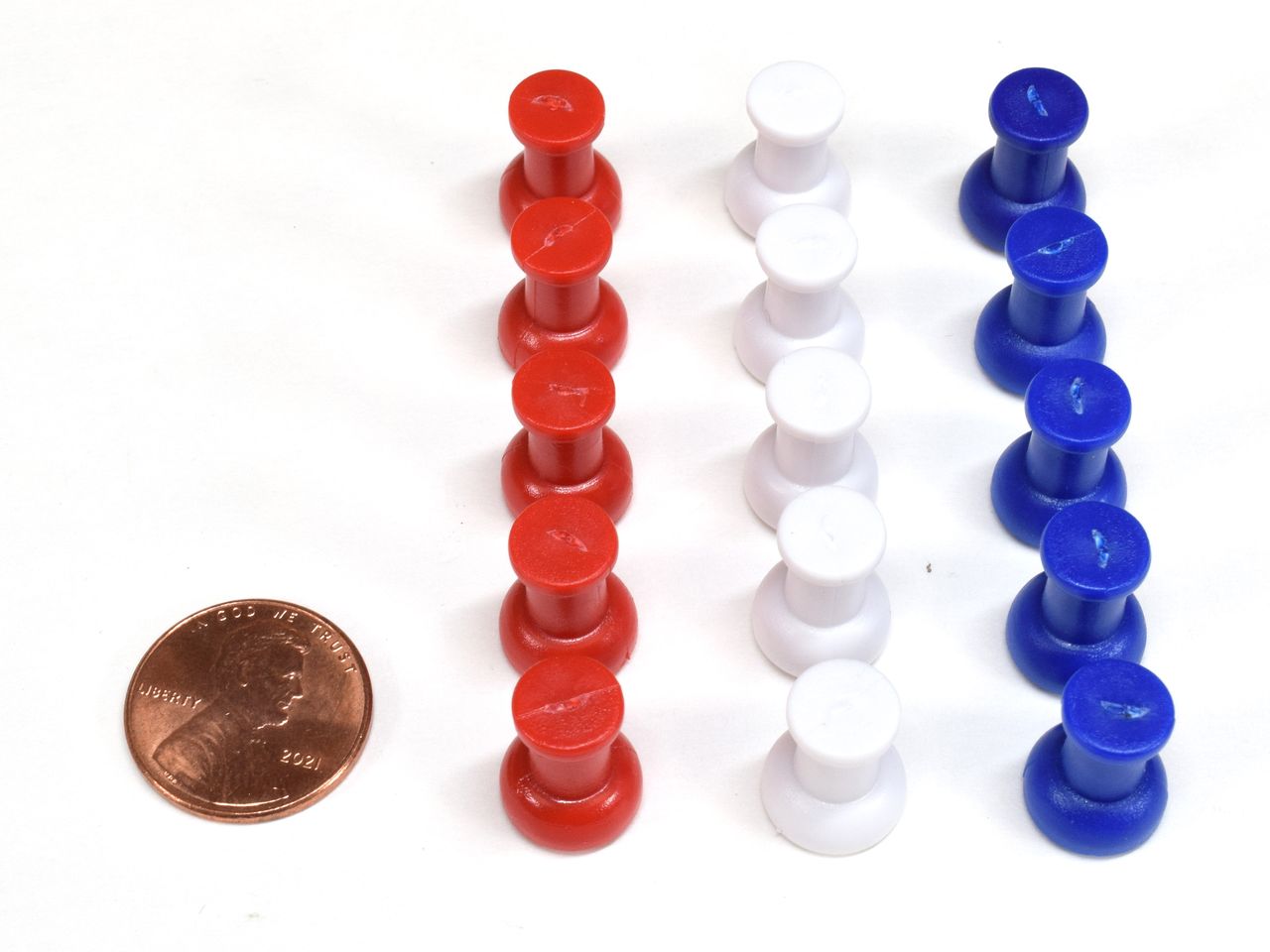 7/16 x 9/16 Neodymium Rare Earth Assorted Color Magnetic Thumbtacks N42 ...