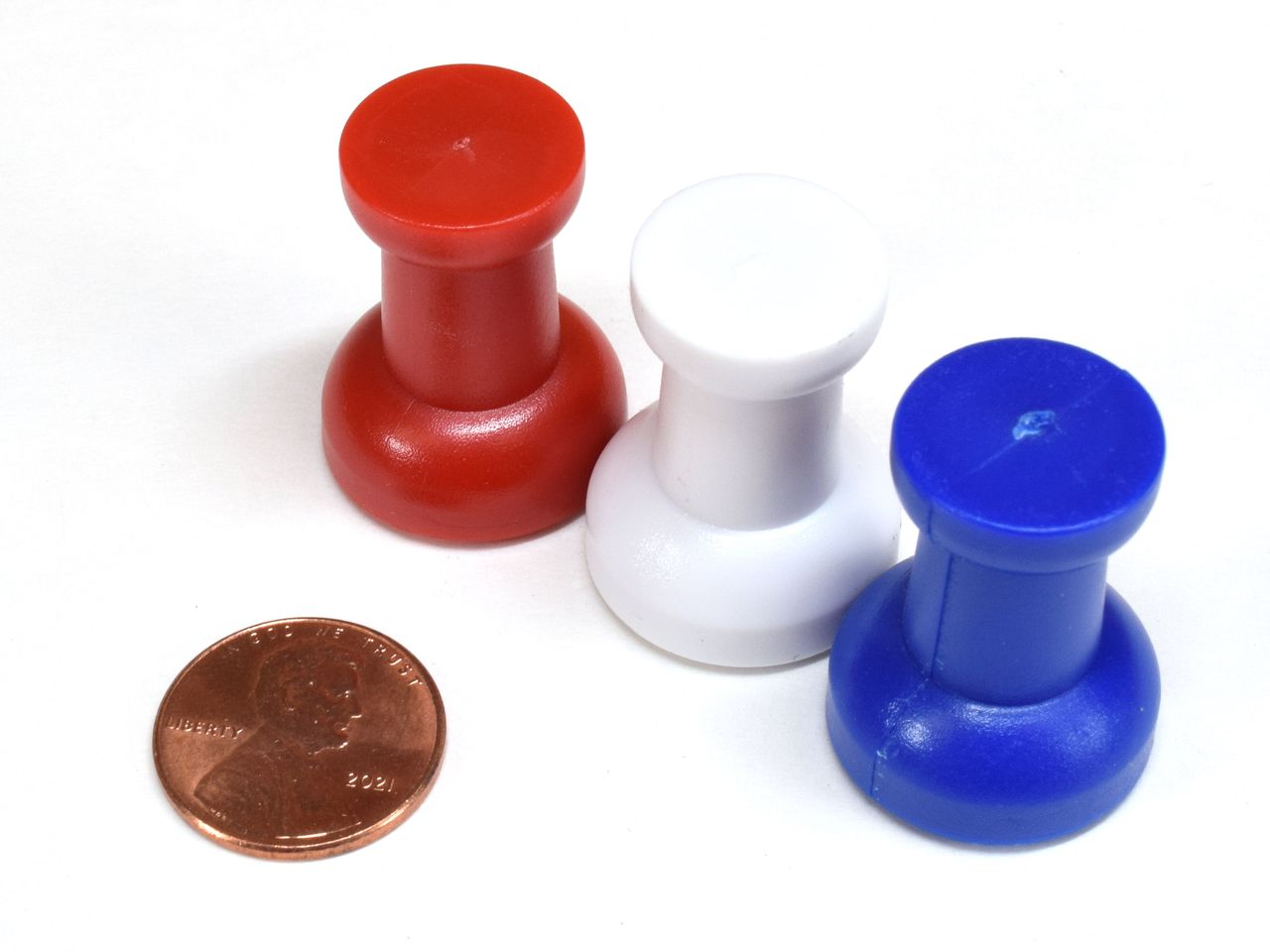 7/8 x 1 1/8 Neodymium Rare Earth Assorted Color Magnetic Thumbtacks N42 ...